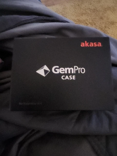 AKASA GEM PRO, Pure Aluminum Raspberry Pi 4 Case, Heavy Duty Pi 4 ...