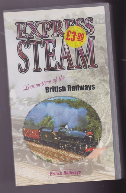 EXPRESS STEAM LOCOMOTIVES Of British Rail (VHS) Railway Video tape £10. ...