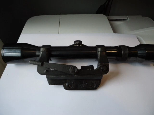 VINTAGE GERMAN 4X Rifle Scope With K98 Repro Mount £210.00 - PicClick UK