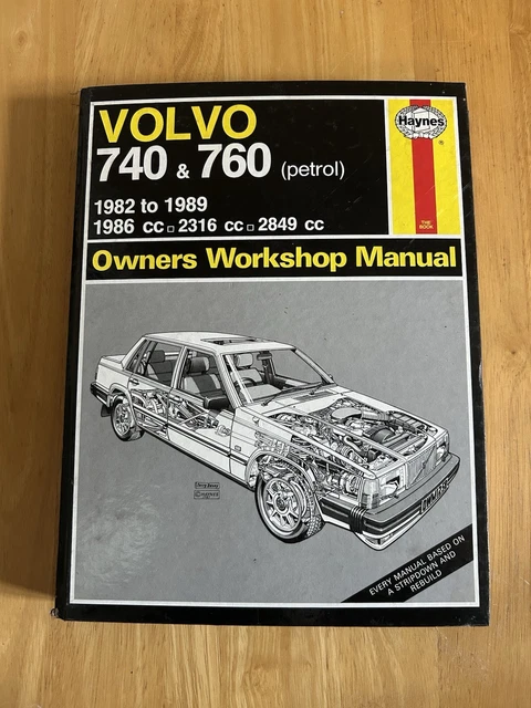 VOLVO 740 & 760 Petrol Engine 1982-1989 Haynes Workshop Manual £2.80 ...