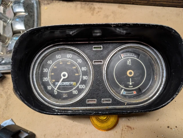 FORD ESCORT MK1 Instrument Cluster Binnacle Speedo Dash Clocks Gauges £ ...