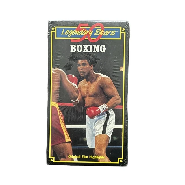 50 LEGENDARY STARS Of Boxing VHS Muhammad Ali Factory Sealed New Rare ...