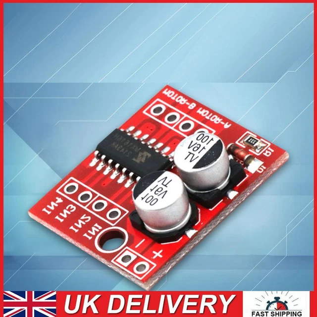 L298N 2-WAY DC Motor Driver Module PWM Speed Dual H-Bridge Stepper ...