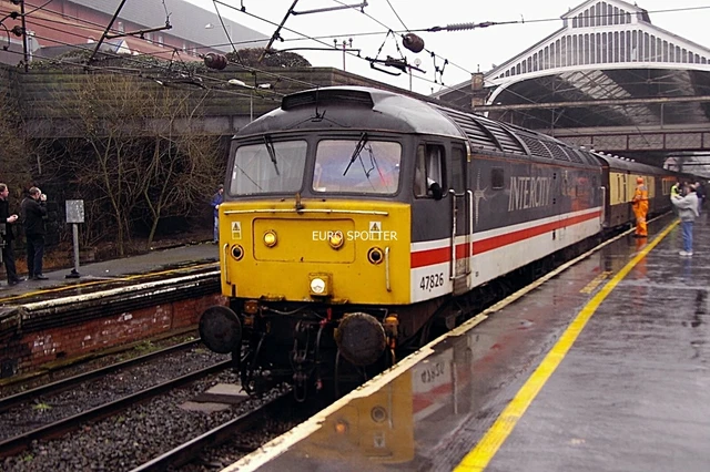 B83P 6X4 GLOSSY Photo BR Class 47 47826 @ Preston £1.00 - PicClick UK