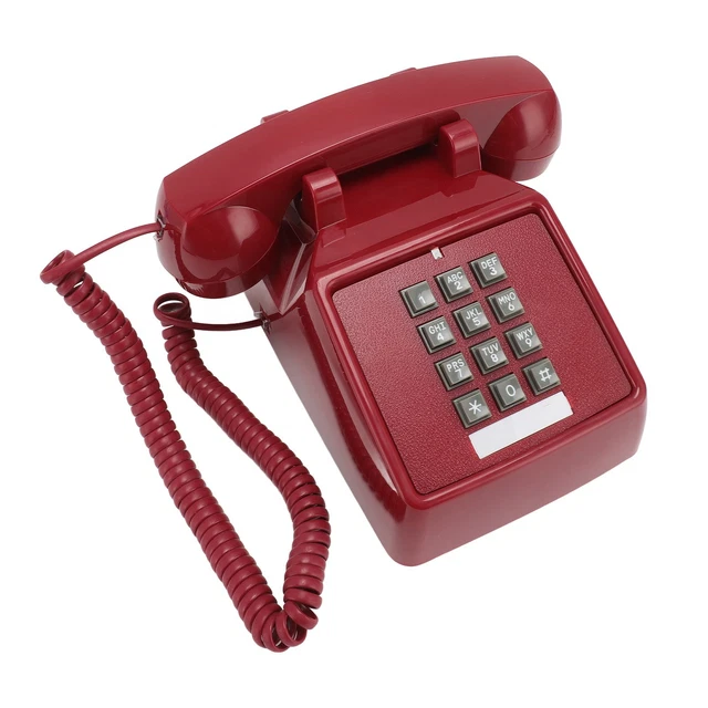 VINTAGE CORDED PHONE Classic Landline Phone Volume Control For Home £40 ...