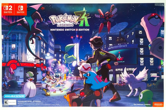 2025 SDCC POKEMON Mega Evolution Experience Legends ZA Poster £27.29 ...