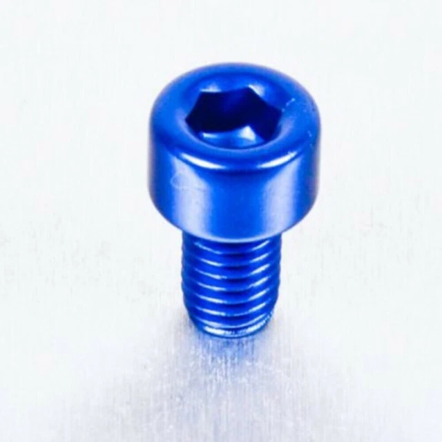 VIS EN ALUMINIUM Pro-Bolt Tête Cylindrique M5 X (0,8Mm) X 8Mm Bleu ...