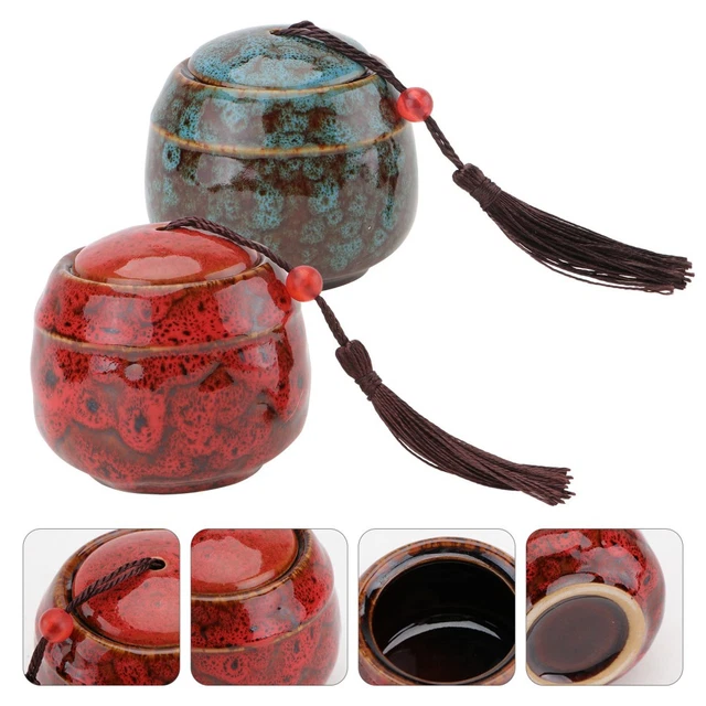 2 PCS TEA Travel Storage Containers Canister Canisters Airtight for $20 ...