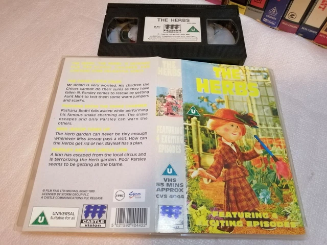 THE HERBS (4 Exciting Episodes) - RARE Castle Vision Video UK Vhs Issue ...