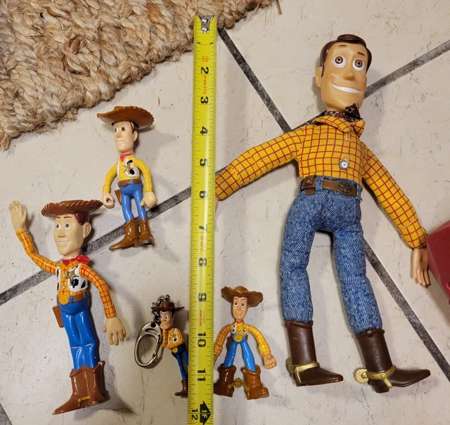 (5) DISNEY PIXAR Toy Story Sheriff Woody Key Chain & Figures Lot $7.99 ...