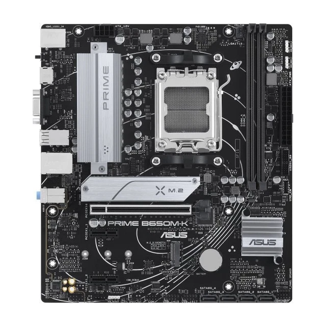 ASUS MAIN BOARD MB PRIME B650M-K AM5 2xDDR5DC-8000(oc) HDMI VGA 1xPCIe4 ...