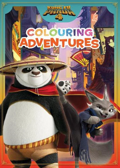 KUNG FU PANDA 4: Colouring Adventures (Dreamworks) Paperback Book EUR 9 ...
