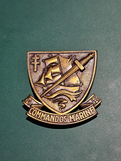 INSIGNE COMMANDO MARINE Fusiliers Marins Liberation Militaria Armée ...