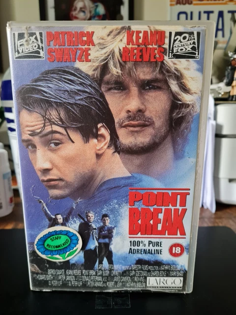 POINT BREAK EX Rental Big Box Vhs Patrick Swayze Keanu Reeves £51.00 ...