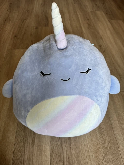 SQUISHMALLOW HUGE 24 Inches Naomi Narwhal Giant Squishmallows Jumbo ...