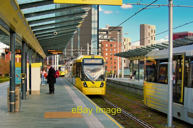 PHOTO 12X8 METROLINK Tram at Deansgate-Castlefield Metrolink tram ...