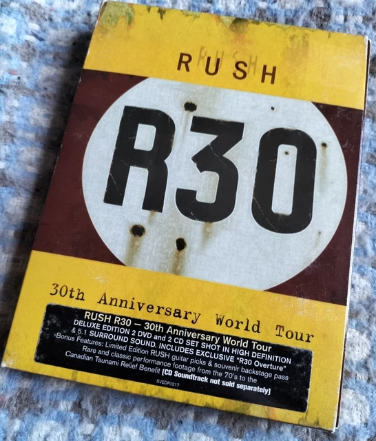 RUSH - R30 - 30th Anniversary World Tour Deluxe Edition - 2 DVD & 2 CD ...