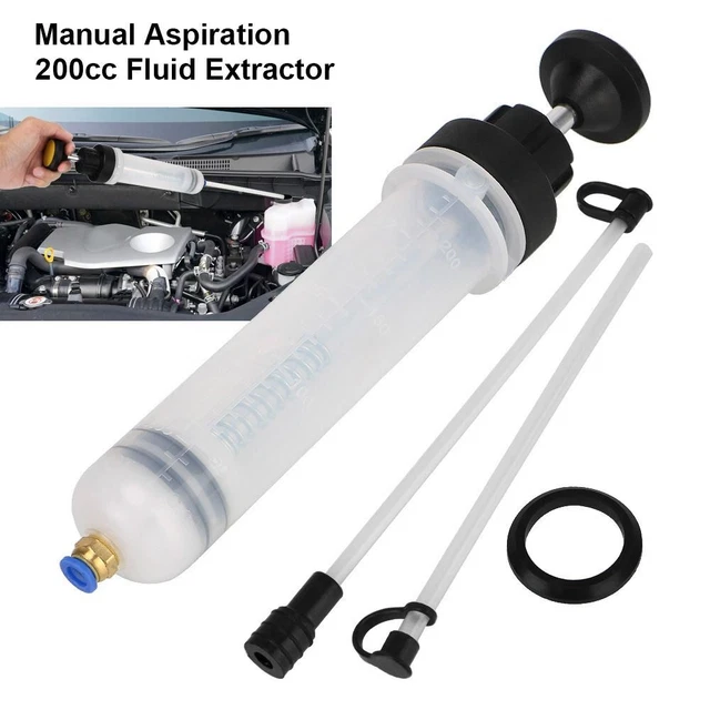 DISPENSER BRAKE FLUID Fluid Syringe Pump Car Oil Fluid Extractor Siphon ...
