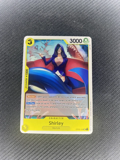 Shirley Yellow One Piece Trading Card Pillars Of Strength Set Tcg Op03 104 Eur 072 Picclick Fr