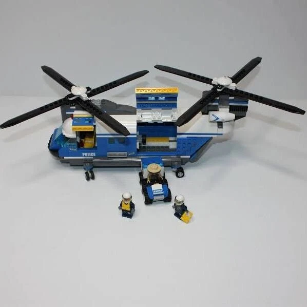 LEGO CITY: HEAVY-LIFT Helicopter (4439) Police Set - Complete, With ...