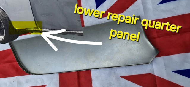 CLASSIC MINI, REAR Quarter Panel, O/s ,rear arch Lower Quarter Repair ...