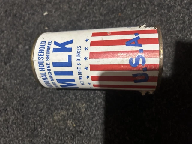 WW2 US ARMY Dried Milk Tin Contents Still Inside £10.00 - PicClick UK