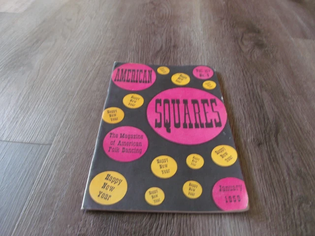 VINTAGE 1959 JANUARY American Squares Square Dancing Magazine $11.99 ...