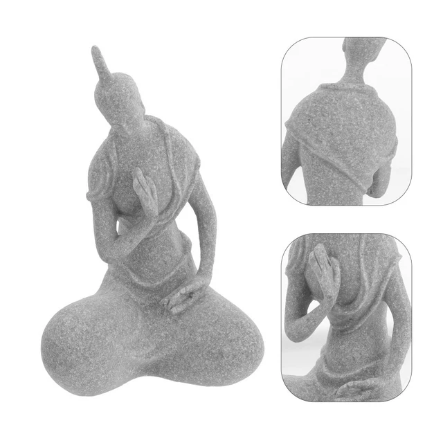 AQUARIUM BUDDHA STATUE Resin Buddha Fish Tank Underwater Landscape ...