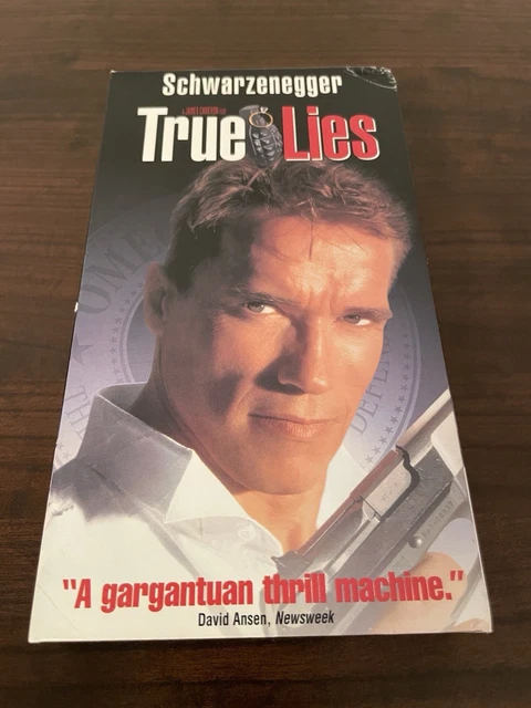 TRUE LIES VHS 1995 Arnold Schwarzenegger Jamie Lee Curtis Tom Arnold Bill Paxton $4.98 - PicClick CA