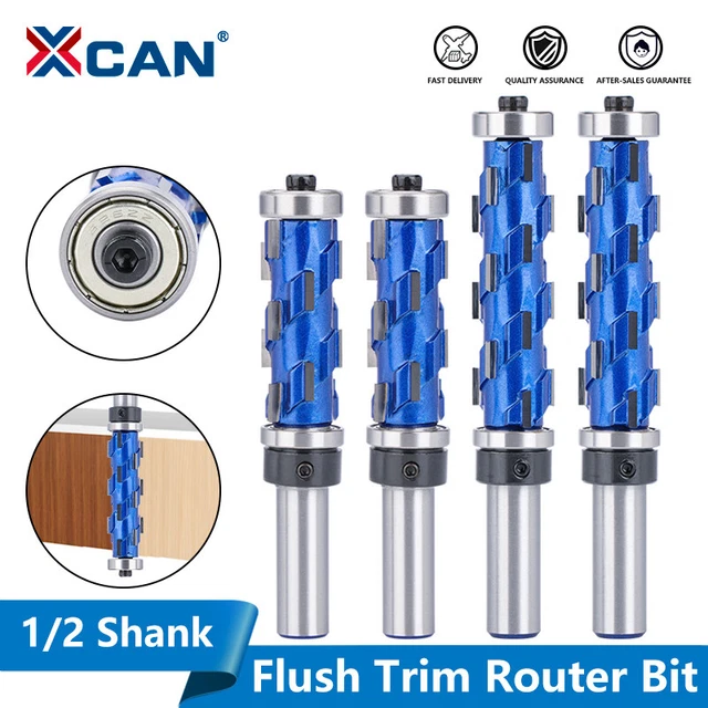 1/2'' SHANK FLUSH Trim Router Bit Compression Milling Cutter Top Bottom ...