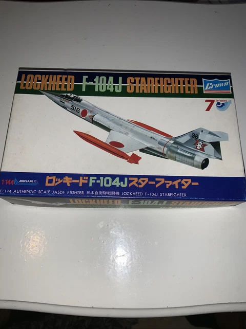 CROWN MODEL KIT 1/144 Lockheed F-104J Starfighter £5.00 - PicClick UK