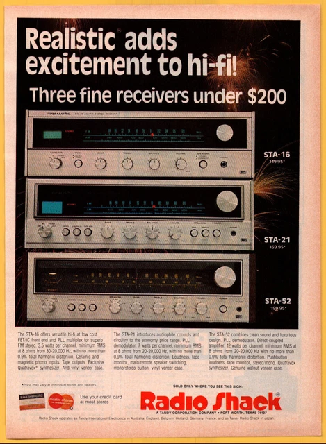 Realistic Hi Fi FOR SALE! - PicClick UK