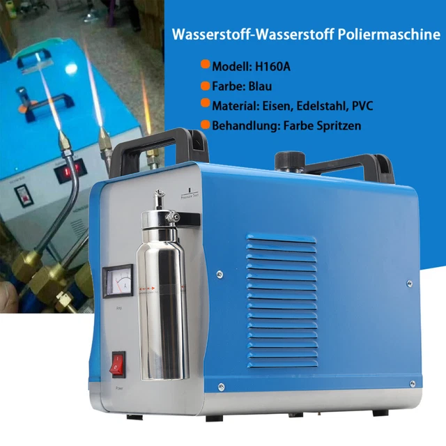 HHO SAUERSTOFF- WASSERSTOFF Gasflamme Generator Acryl Poliermaschine 75 ...