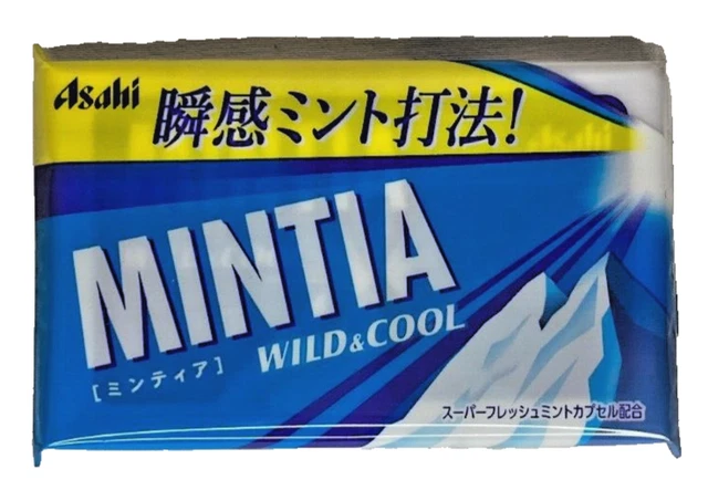 COMPRIMÉS JAPAN MINT Asahi Group Foods Mintia Wild & Cool 50 pièces × ...