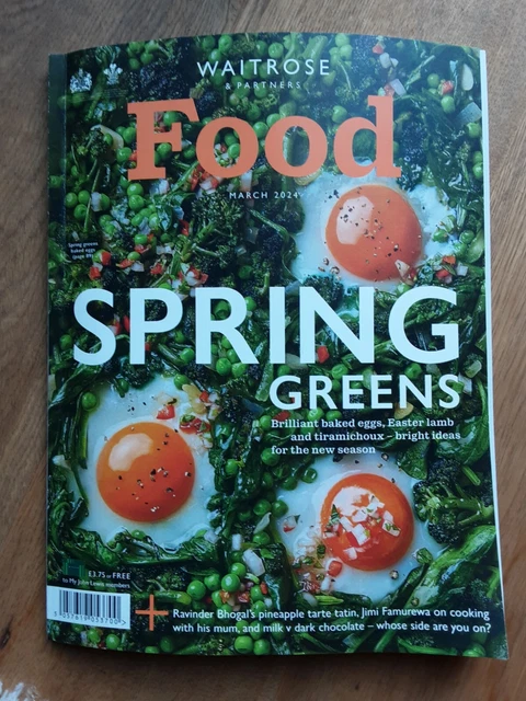MARCH 2024 ISSUE Of The Waitrose Food Magazine £0.99 - PicClick UK