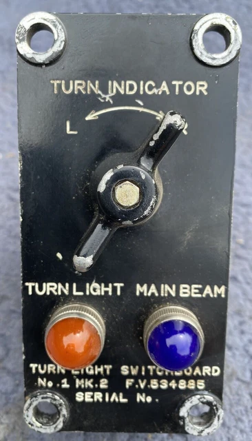 MILITARY INDICATOR / Main beam switch board FV 534885. USED Possible ...