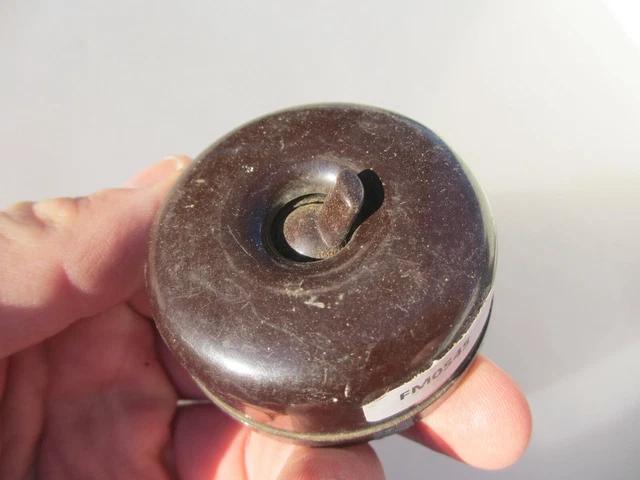 VINTAGE BAKELITE LIGHT Switch Antique Old Art Deco Dolly 1930's EUR 6 ...