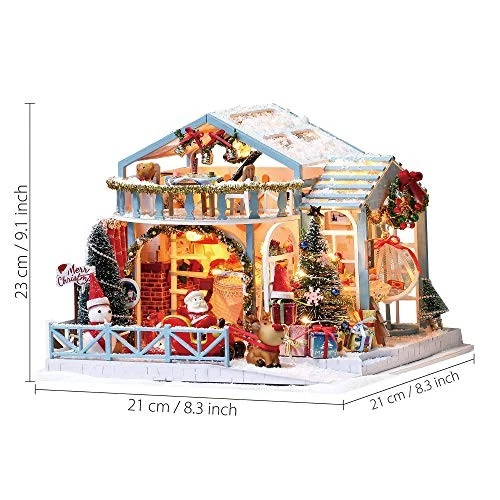 DIY MINIATURE HOUSE Kit With Music Miniature Dollhouse Kit To Build For ...