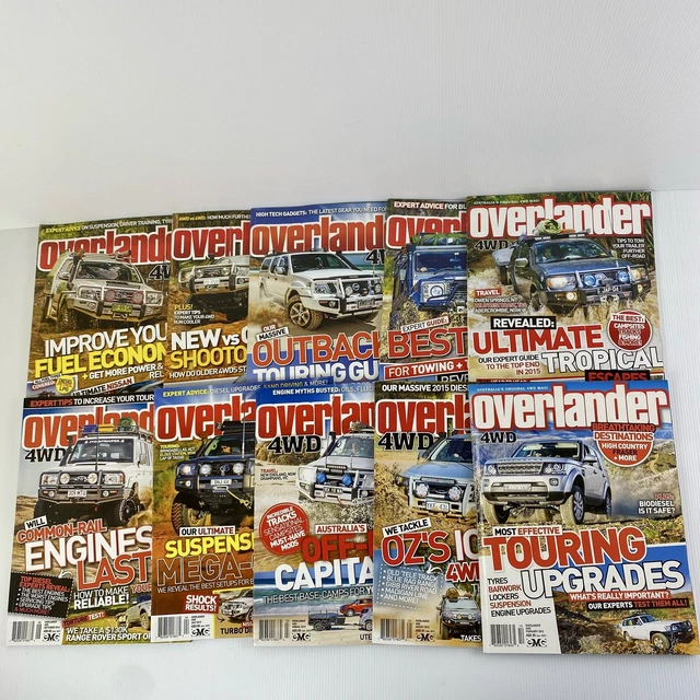 OVERLANDER 4WD MAGAZINE x 10 2015 Lot Australia Off-road Four Wheel ...