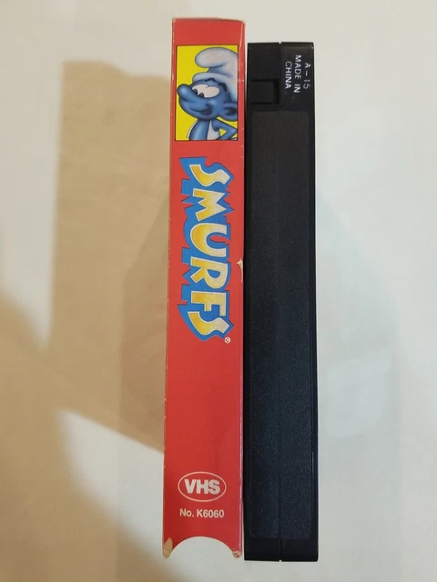 SMURFS VHS NEVER Smurf Off Til Tomorrow RARE Hannah Barbera SLIP SLEEVE ...