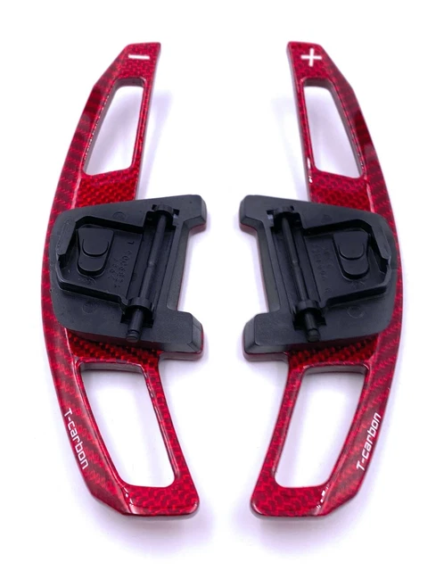 FIBERGLAS DSG AUSTAUSCH Schaltwippen Paddle für VW Golf 7 nur GTI R GTD ...