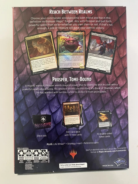 PORTAIL PLANAIRE AFR Commander Deck MTG *neuf scellé * Donjons ...