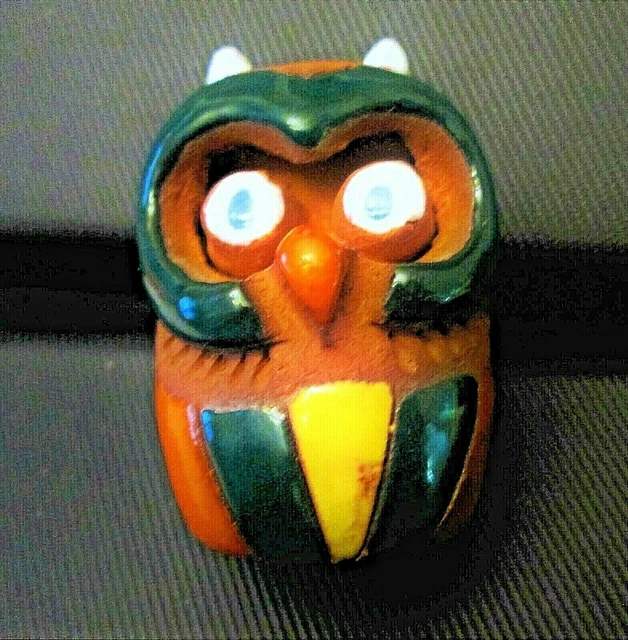 PETITE CHOUETTE EN TERRE CUITE PEINTE-COLLECTION-Terracotta Owl-兵马俑猫头鹰 ...