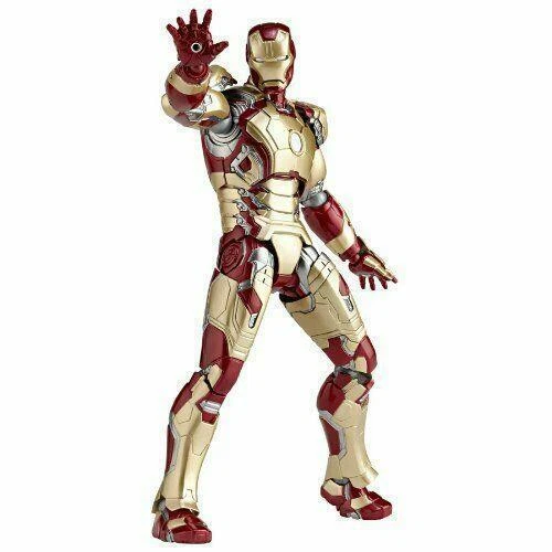 FIGURINE ARTICULÉE EN ABS et PVC Tokusatsu Revoltech 049 Iron Man 3 ...