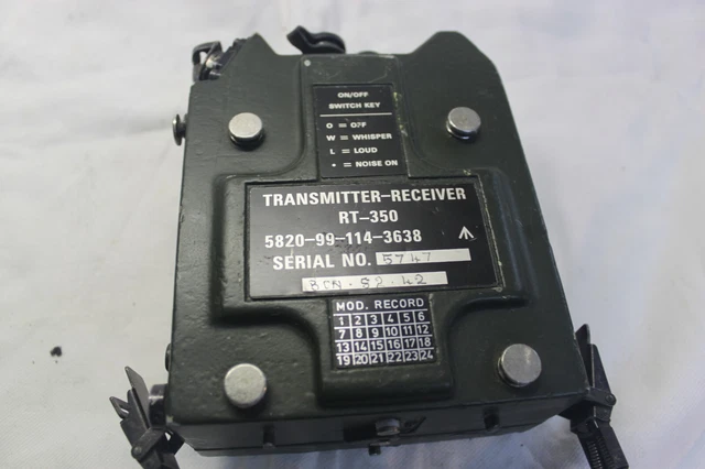 CLANSMAN PRC / RT350 VHF FM Transceiver £50.00 - PicClick UK