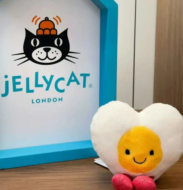 JELLYCAT 2025 HEART-SHAPED Easter Egg Doll - New with Label and Dust ...