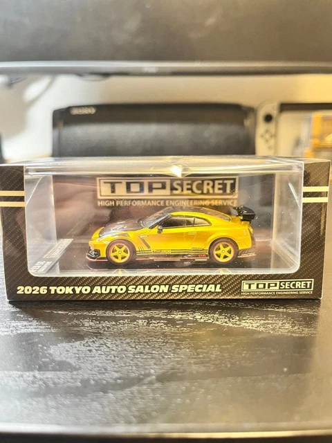 TOP SECRET R35 GT-R Tokyo Auto Salon 2026 1/64 Limited Diecast TAS ...