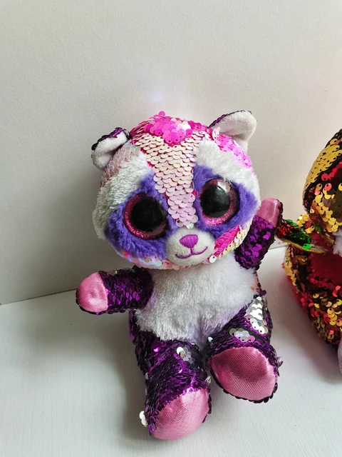 GLITTER MOTSU KEEL Raccoon Sequins and Rhea Parrot £12.94 - PicClick UK