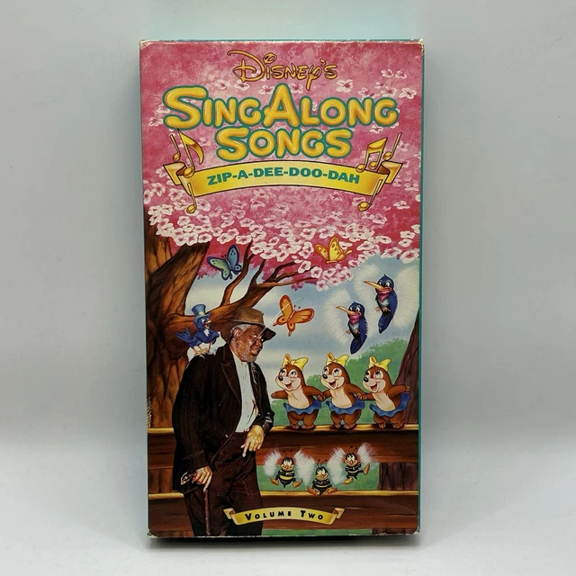 DISNEY SING-ALONG SONGS Zip-Dee-Doo-Dah VHS Video Tape Song of South ...