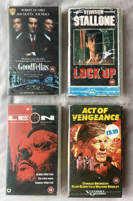 VINTAGE VHS BUNDLE Movie Collection Video Tapes Mix 80s 90s JOBLOT PAL ...